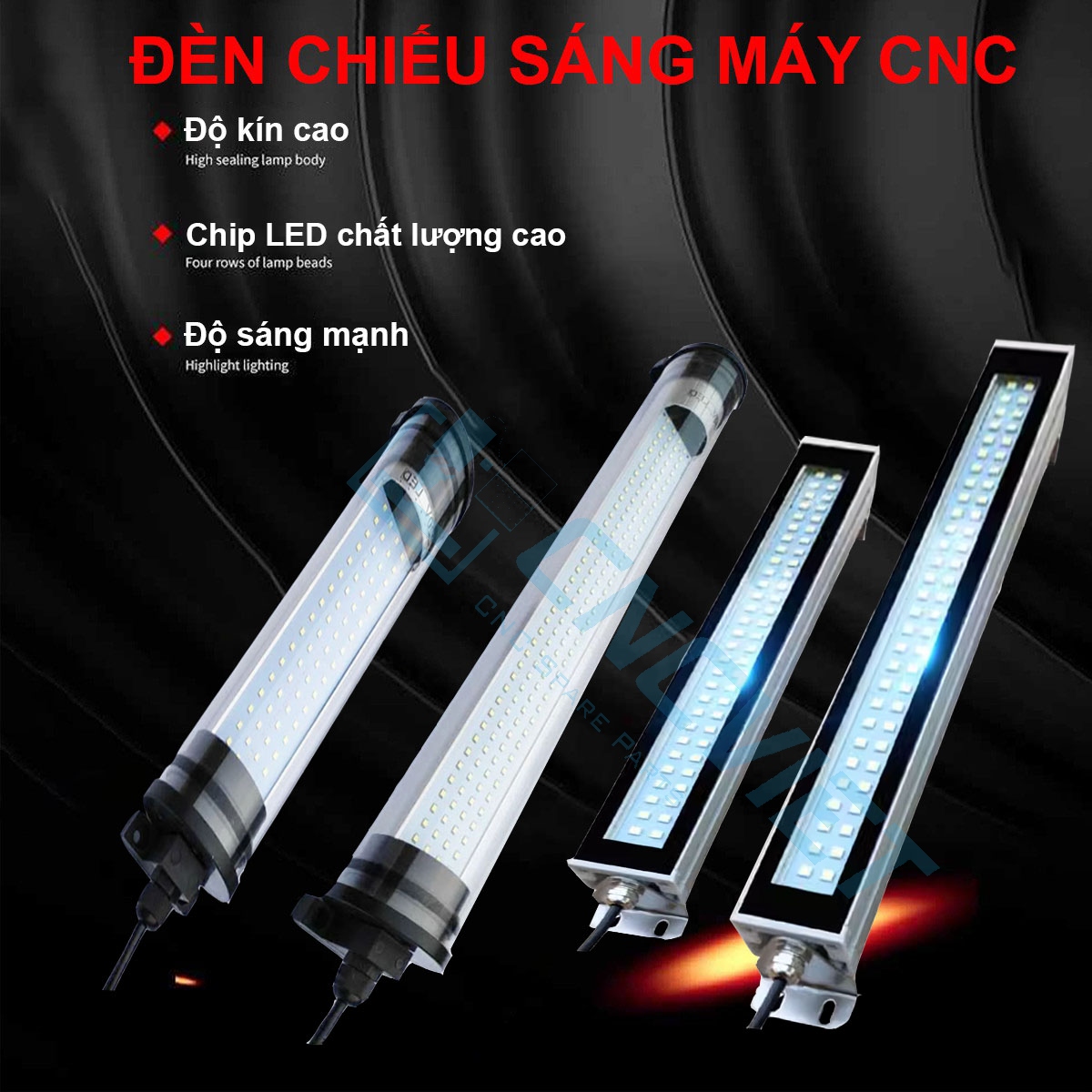ĐÈN LED CNC CHUYÊN DỤNG CHO XƯỞNG CƠ KHÍ - CNCVIET